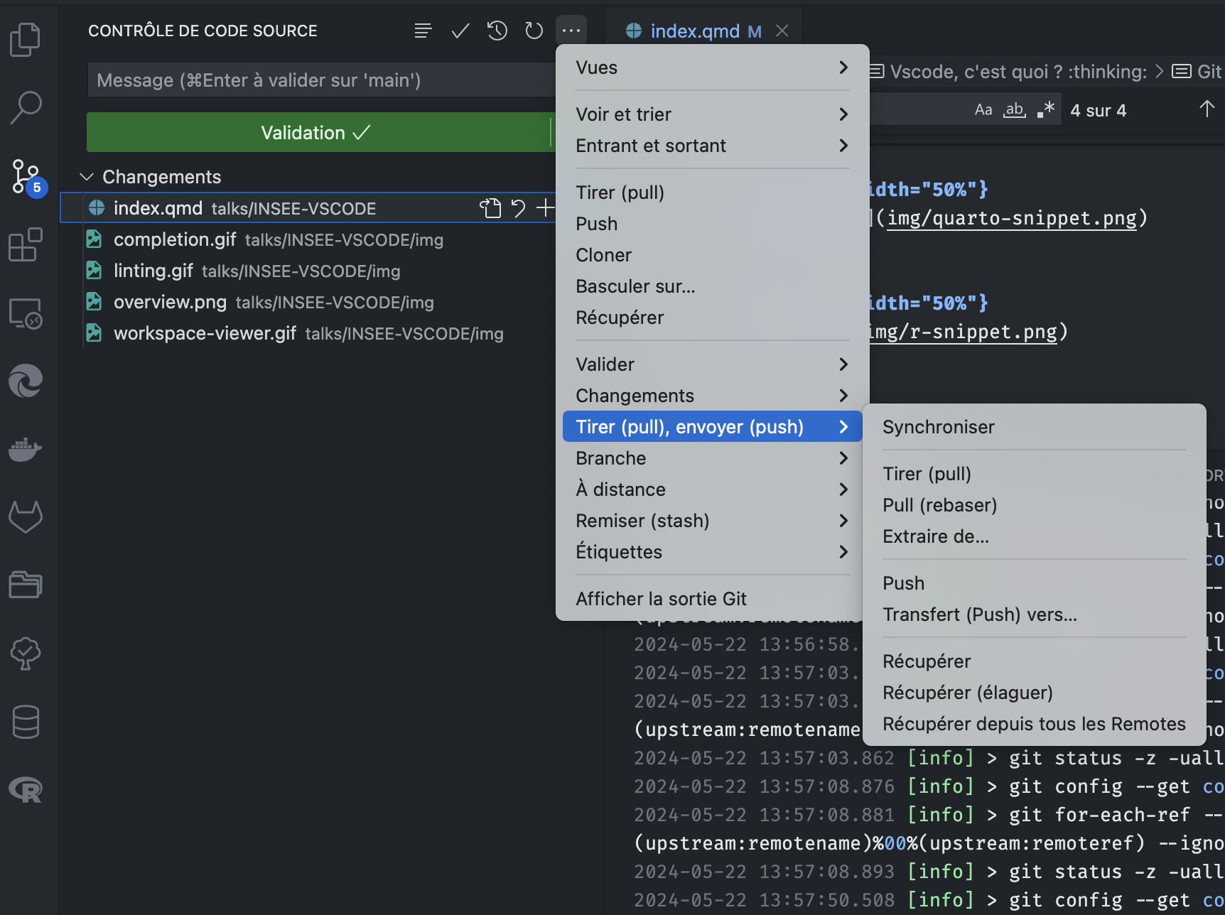 slides - VSCode pour faire du : une (R)évolution